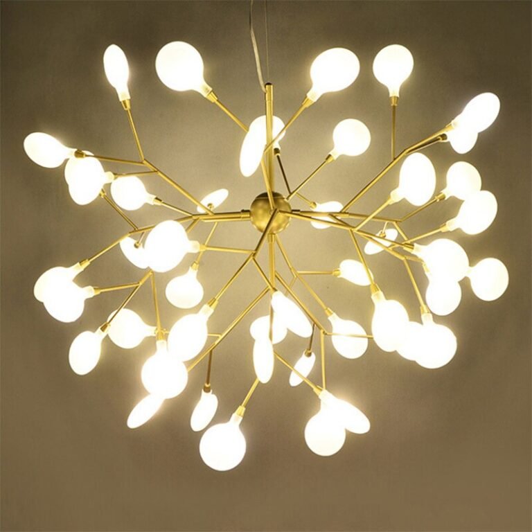 Lustre moderno bolha de vidro