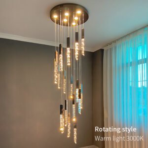 Lustre Loft Cristal K9 – Frete Grátis – 1º Compra 20% Off