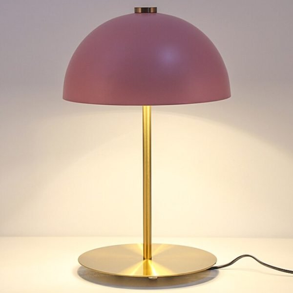 Abajur Rosa Design Nórdico Minimalista Importado Sem Taxas! Frete Grátis